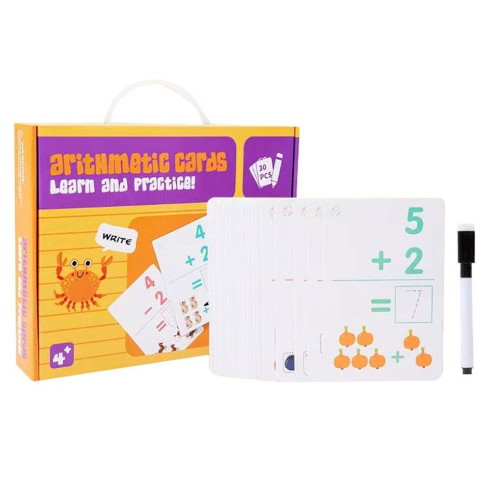 Juego de Cartas de Matemática Educativo 30 Piezas – Mayorista Spacezat